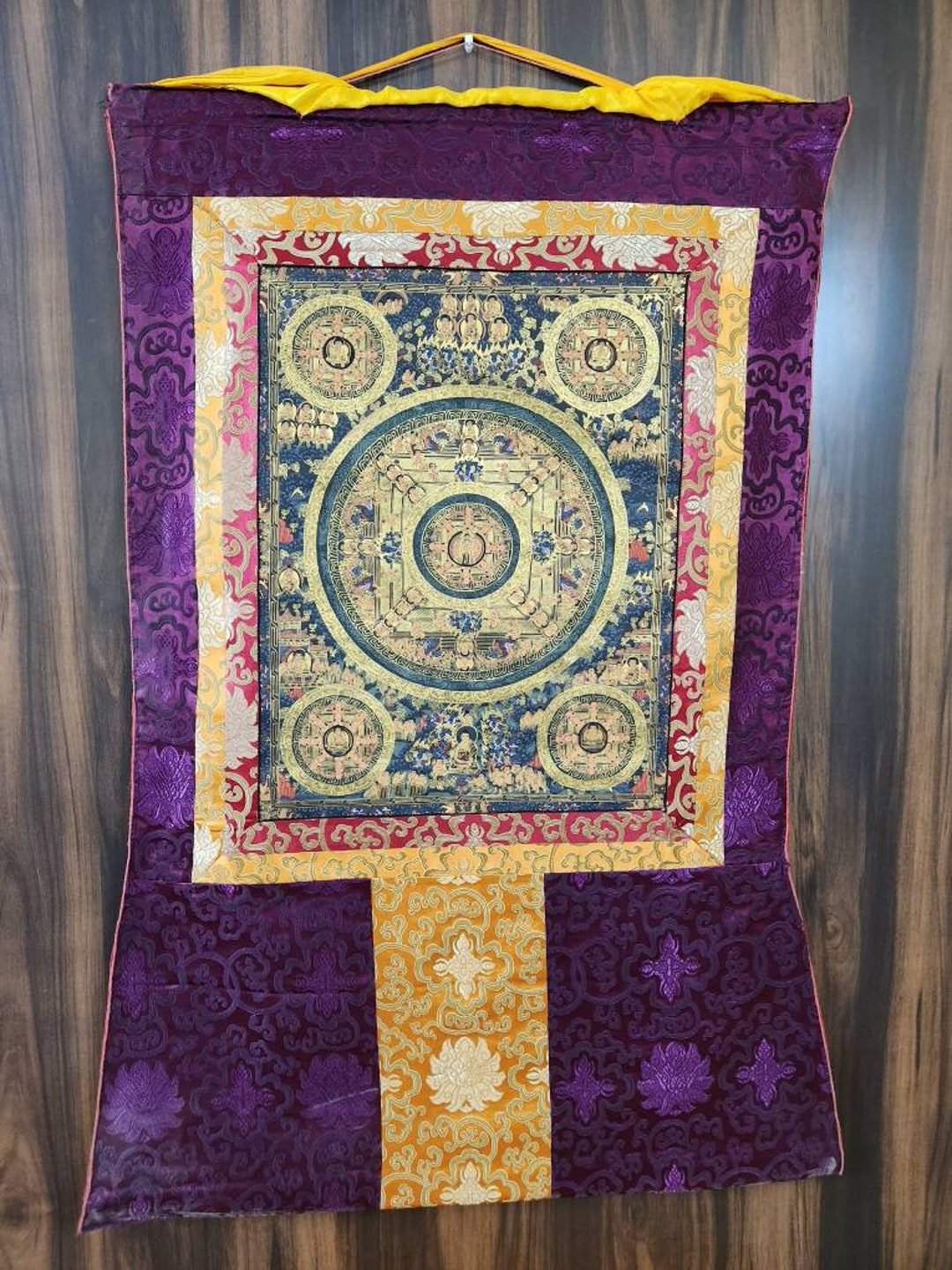 Tibetan Thangka Painting Thangka Variously Spelt as Thangka Tangka ...