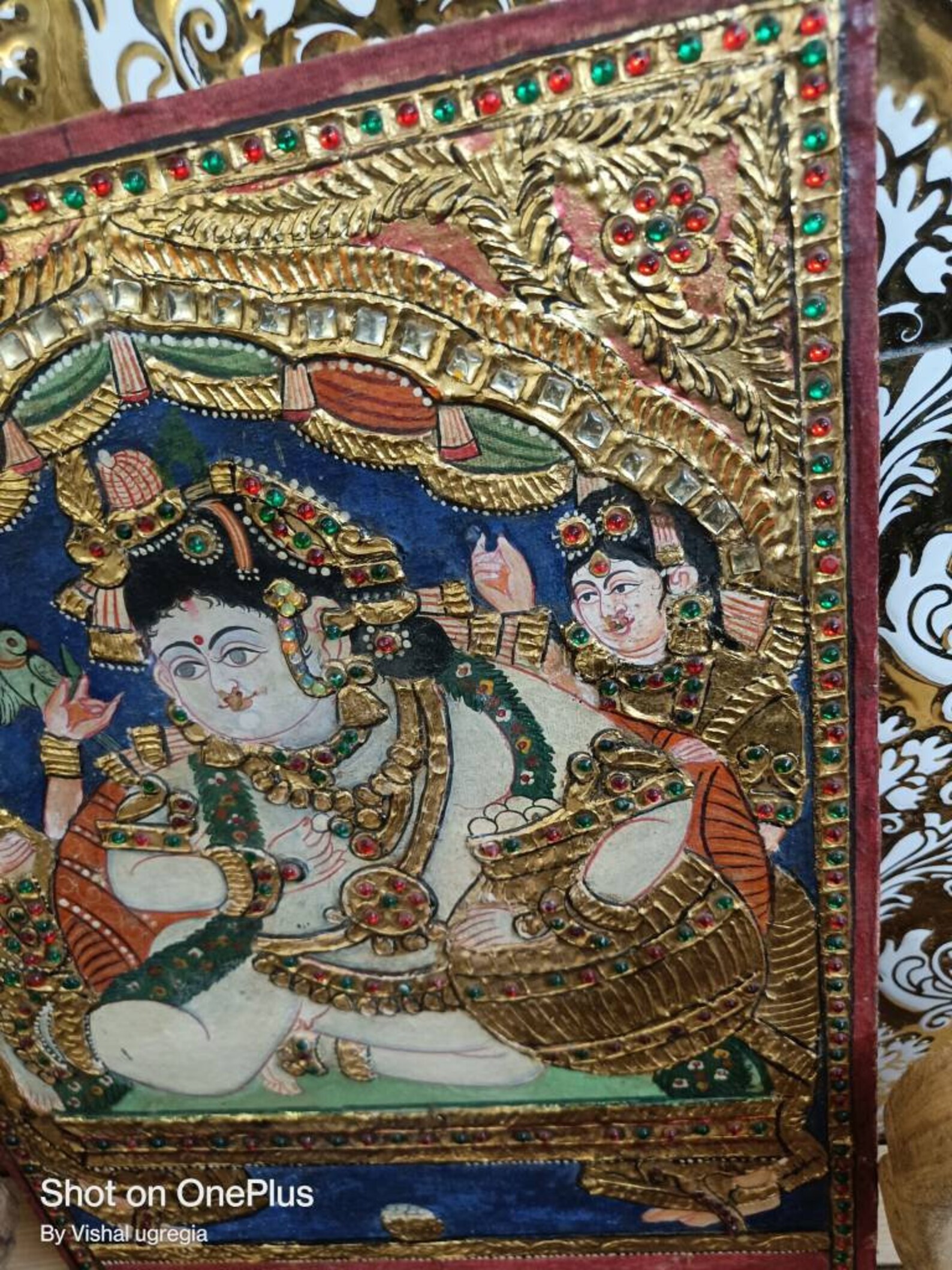 Tanjore Painting Indian Painting Tanjore Art Small Size 12 Inch by 16 ...
