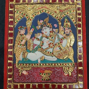Tanjore Painting Indian Painting Tanjore Art Small Size 10 Inch by 12 ...