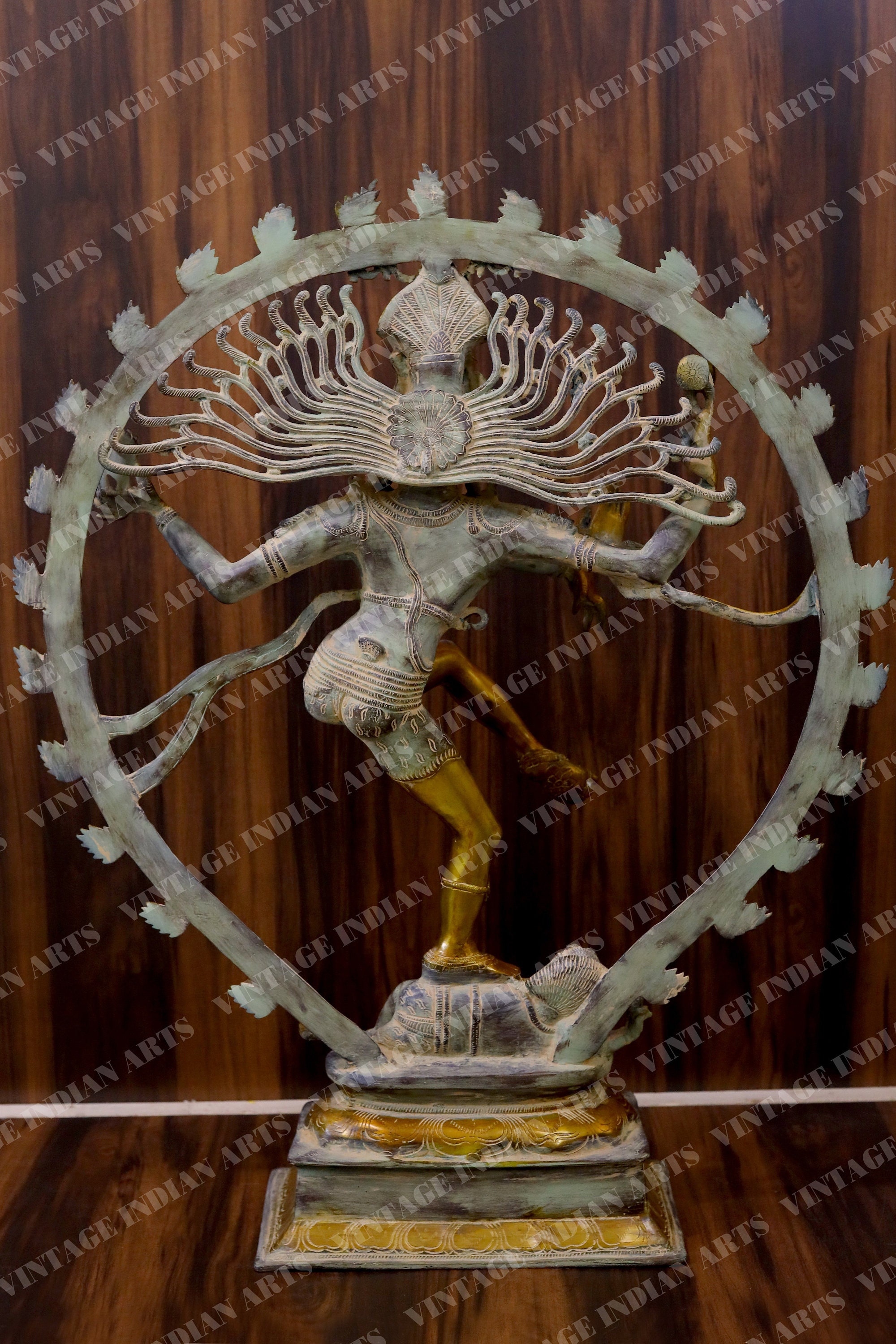 Brass Nataraja Statue Large 89cm, Dancing Shiva Natraj Idol, Brass ...