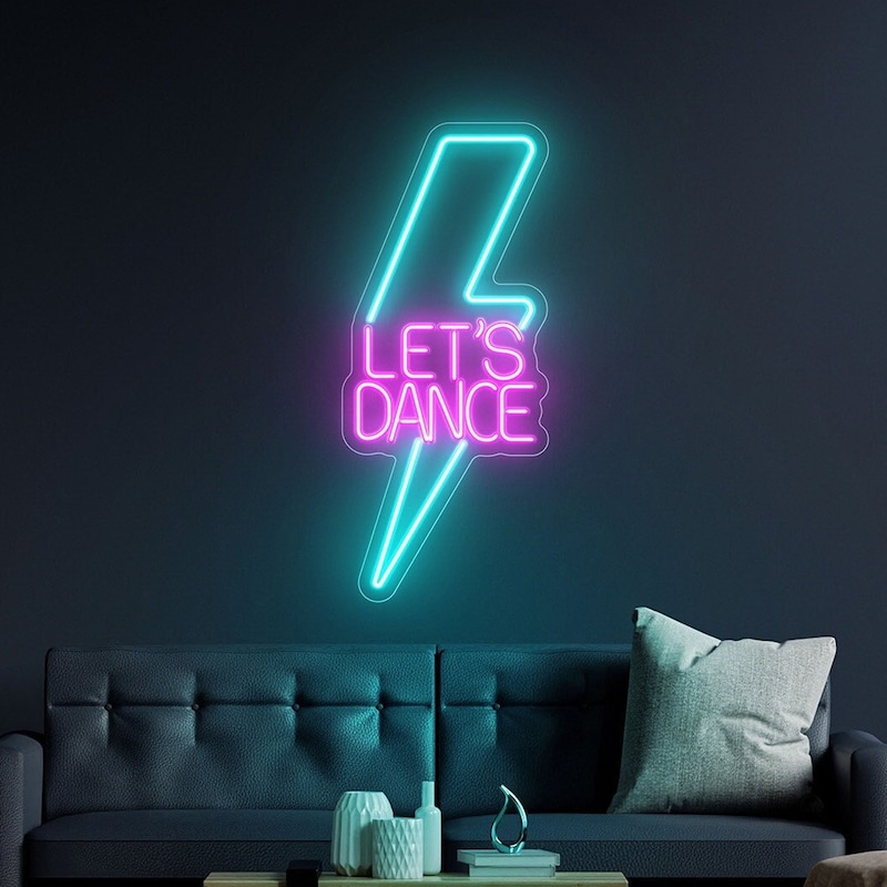 Pink Neon Sign - Etsy