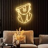 Face Art Neon Sign Wall Art, Neon Sign Art, Face Led Sign, Abstract ...