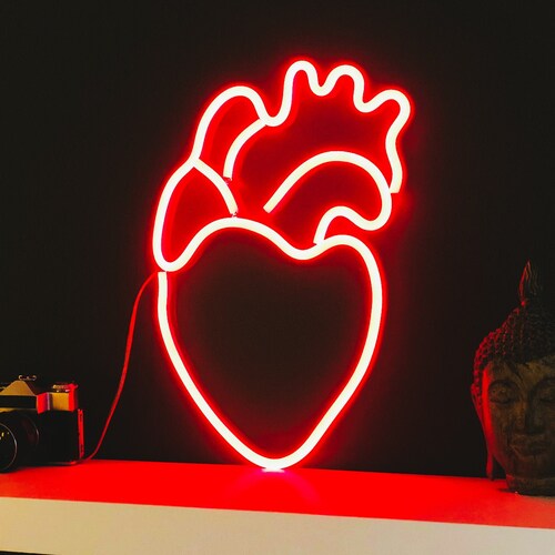 Anatomical Heart Flowers - Etsy