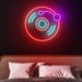 Vinyl Neon Sign - Vinyl Record Decor, Neon Sign Bedroom, Music Neon ...