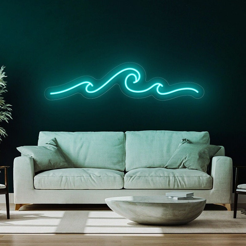 Wave Neon Sign - Etsy