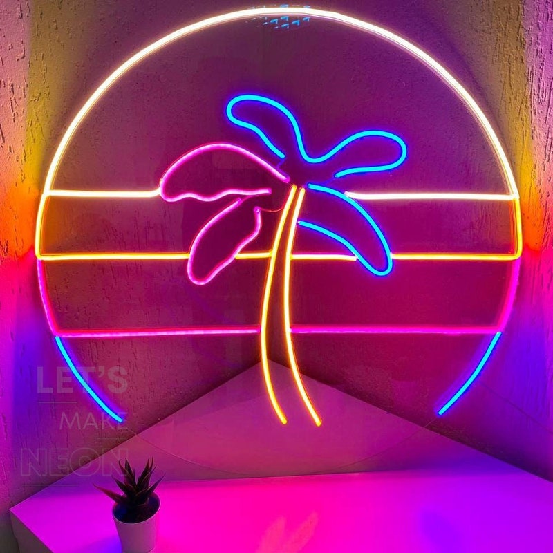 Retro Neon Sign - Etsy