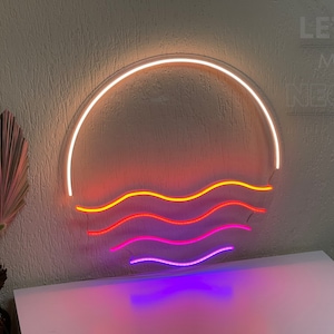 Sunset Neon Sign, Sunrise Neon Light, Sunset Led Sign, Sunset Wall ...