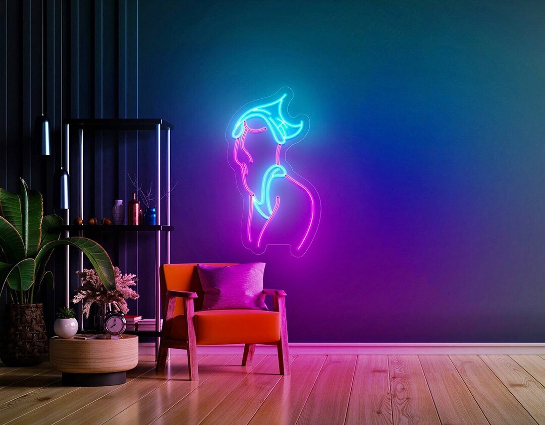 Body Neon Sign,girl Body Neon Sign,woman Neon Sign,lady Neon Sign,woman ...