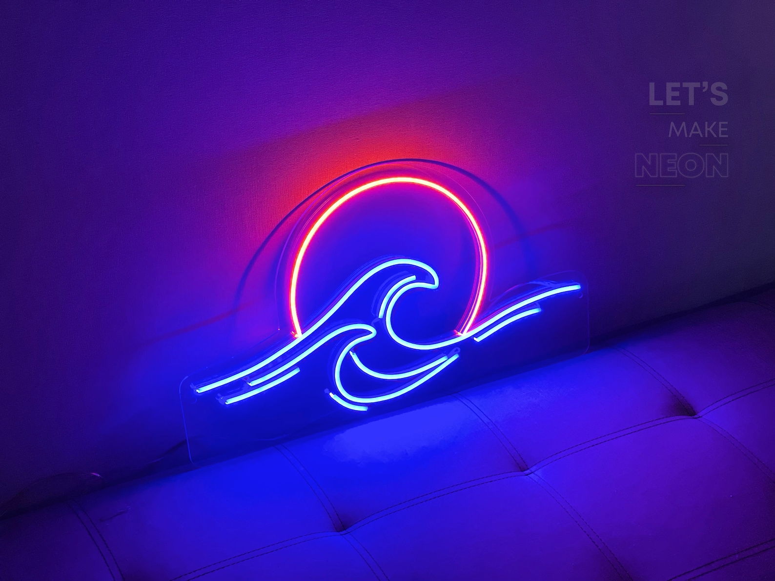 Sunrise Sunset Neon Sign, Sun Wave Neon Sign, Bedroom Neon Sign ...
