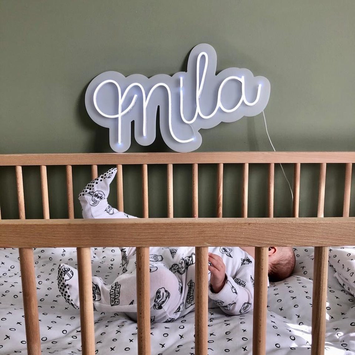 Neon Sign Custom for Kid Room Neon Sign Girl Custom Name - Etsy