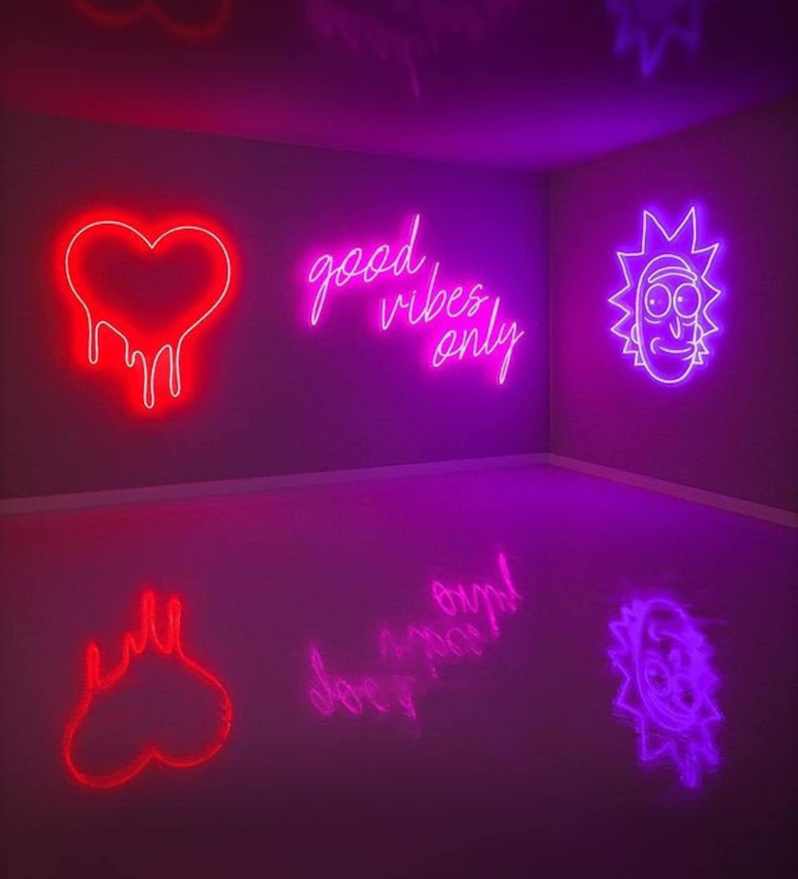 Make a your custom personalized neon sign LED Word Wedding | Etsy