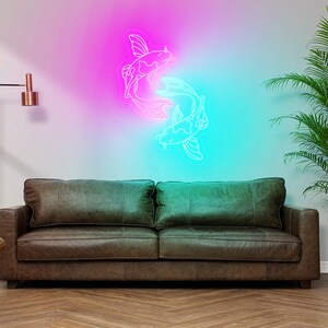 Custom Japan Neon Sign,koi Fish Neon Sign, Japanese Neon Sign, Koi ...