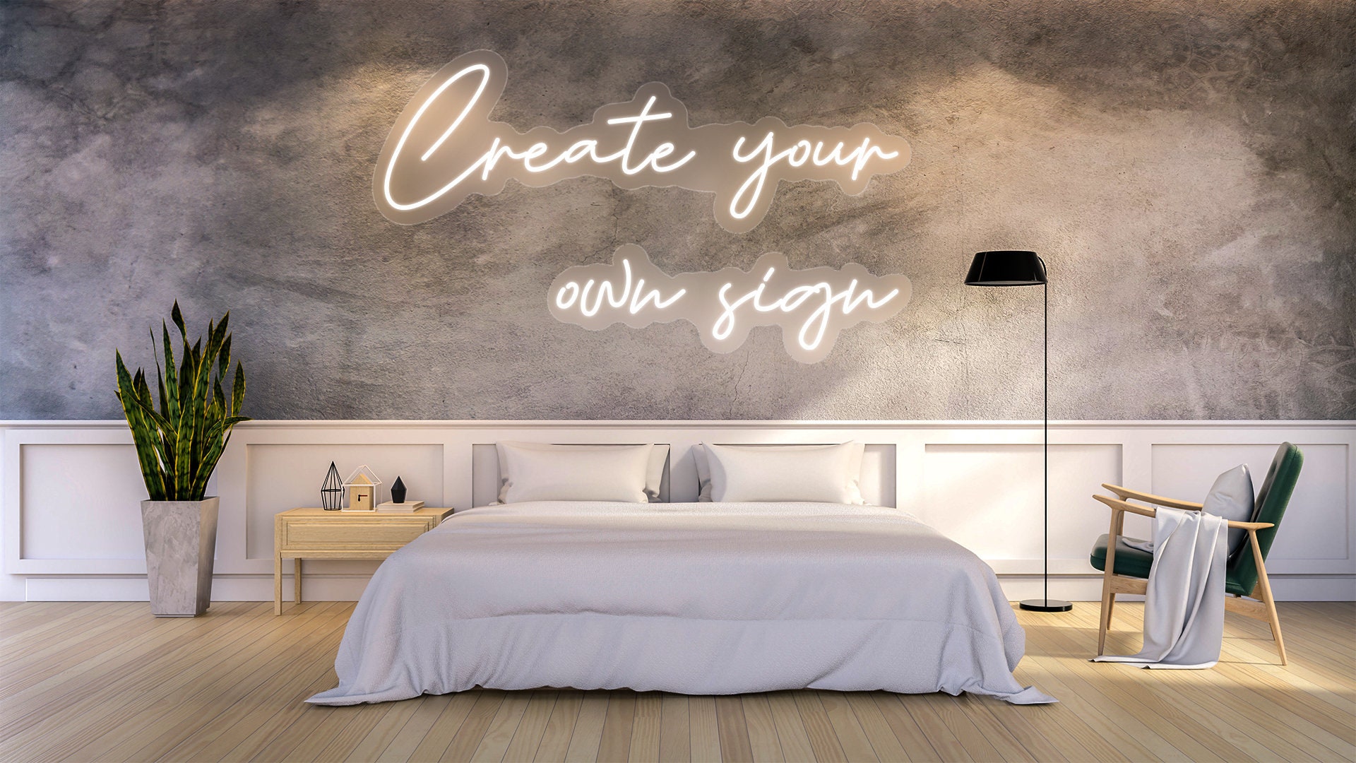 Create your own LED Neon Sign: Word Sentence Logo Custom | Etsy