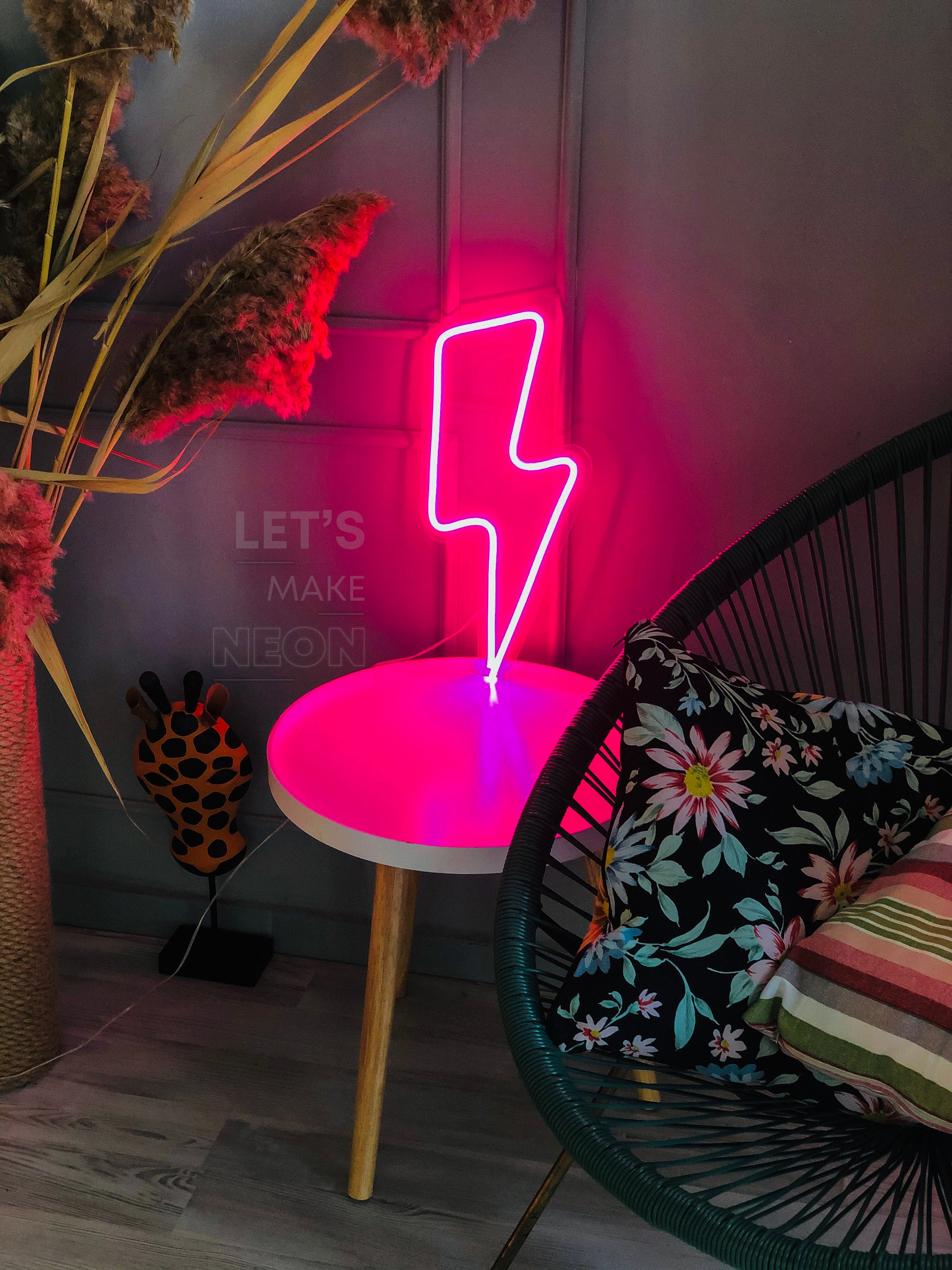 Lightning Bolt Neon Sign Neon Lights Bedroom Neon Sign Neon - Etsy