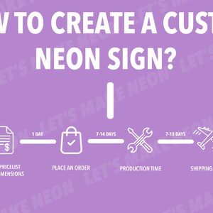 Create Your Own LED Neon Sign: Word, Sentence, Logo - Custom Neon Sign ...