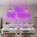 The Nail Room Neon Sign, Nails Neon Sign Wall Decor, Party Sign, Custom ...