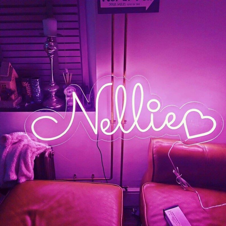 Neon Sign Custom for Kid Room Neon Sign Girl Custom Name - Etsy