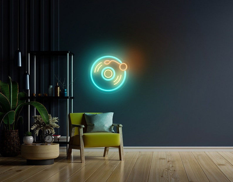 Vinyl Neon Sign Vinyl Record Decor Neon Sign Bedroom Music - Etsy