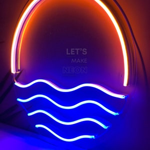 Sunset Neon Sign, Sunrise Neon Light, Sunset Led Sign, Sunset Wall ...