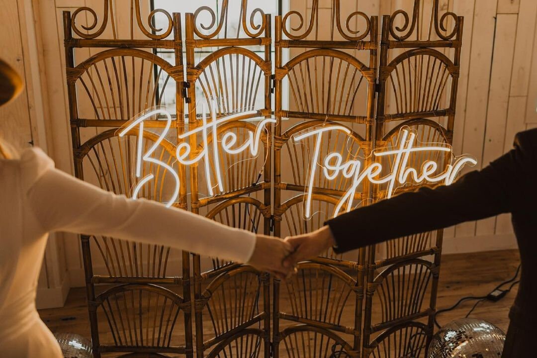 Buy Better Together Neon Sign for Wedding Neon Decor & Party Neon ...