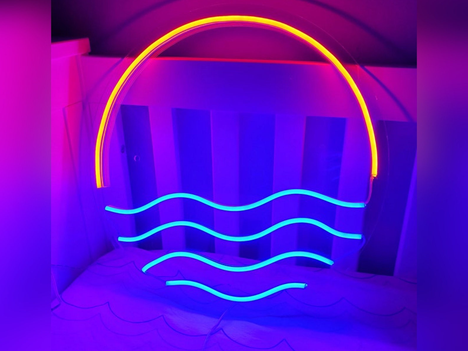 Sunset Neon Sign, Sunrise Neon Light, Sunset Led Sign, Sunset Wall ...