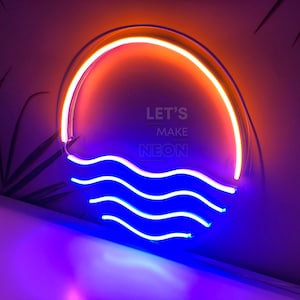 Sunset Neon Sign, Sunrise Neon Light, Sunset Led Sign, Sunset Wall ...