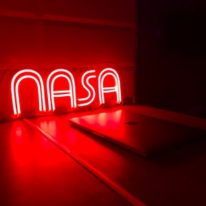 Bedroom Neon Sign Nasa Neon Sign Neon Sign Neon Lights - Etsy