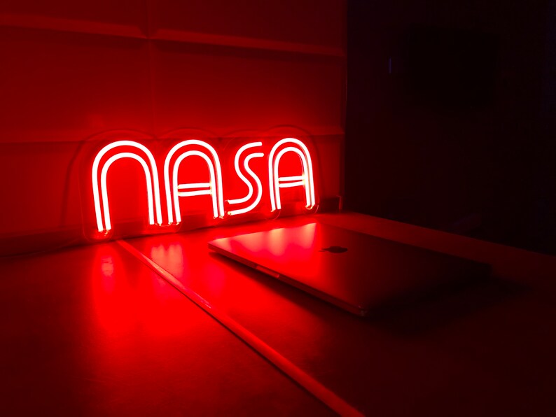 Bedroom Neon Sign Nasa Neon Sign Neon Sign Neon Lights - Etsy