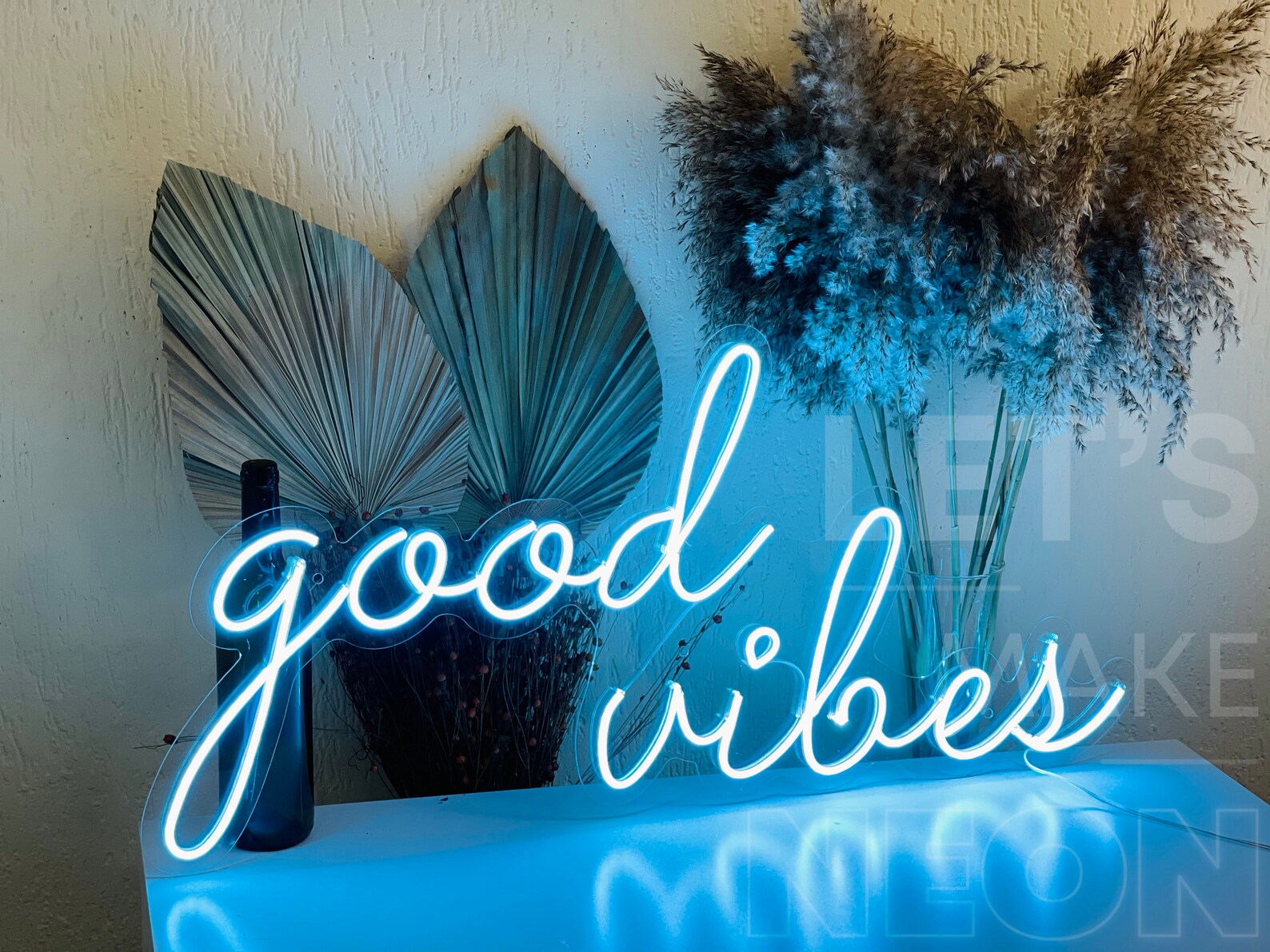 Neon Lights for Wall Neon Sign Good Vibes LED Neon Sign - Etsy