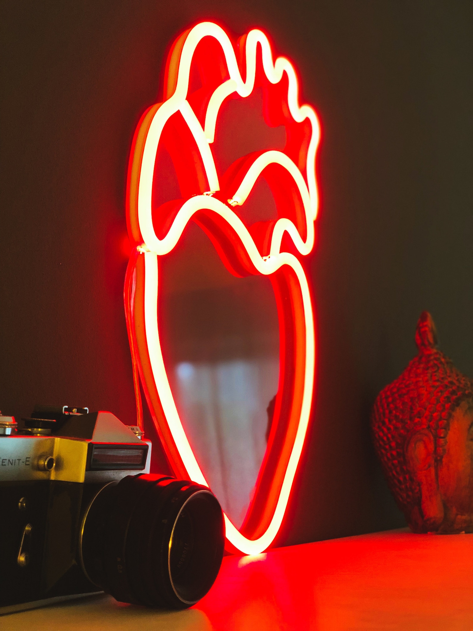 Bedroom Neon Sign anatomical Heart Neon Lights - Etsy