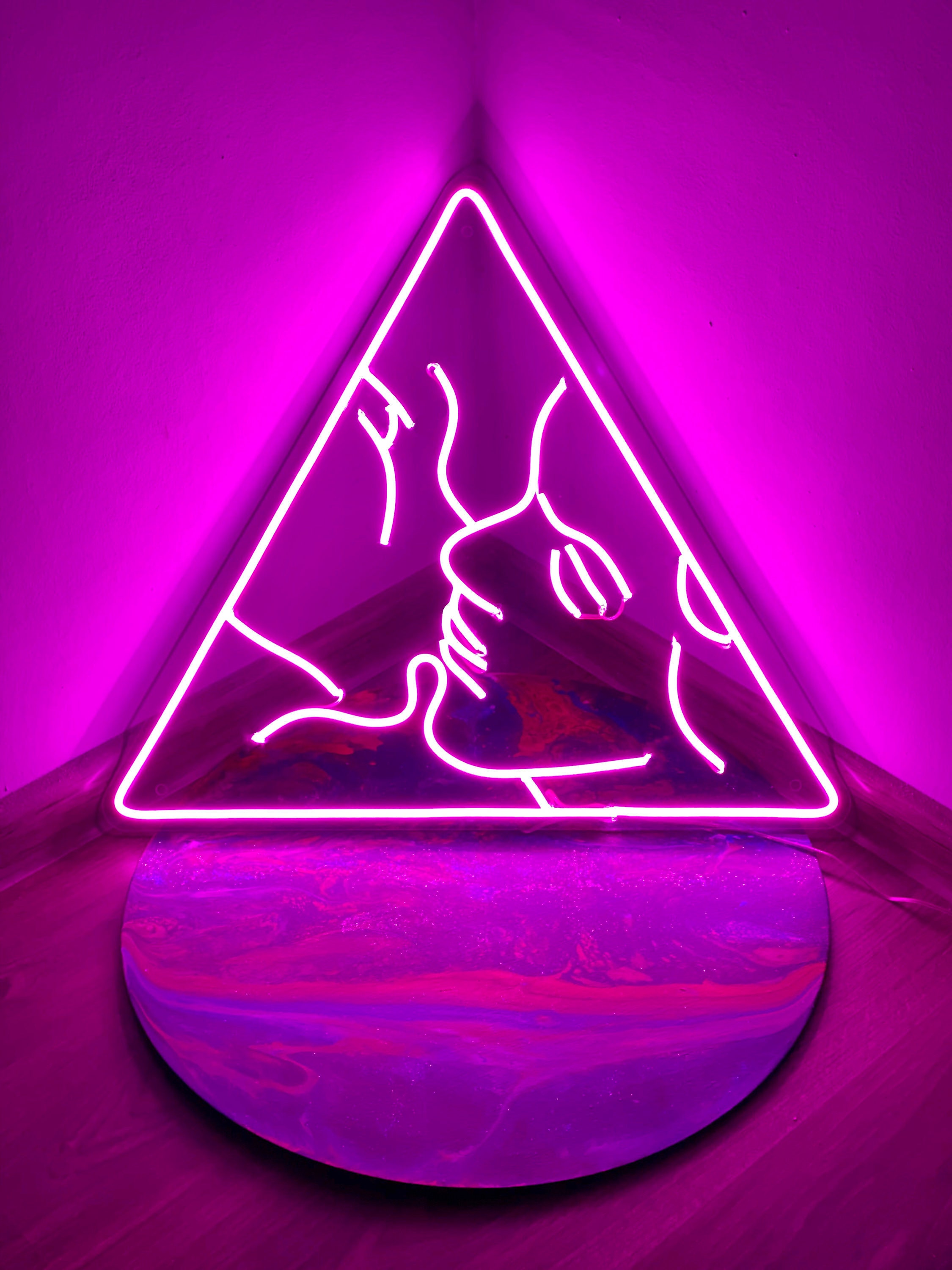 Pink Neon Sign Lovers Bedroom Neon Sign Neon Sign Kiss Neon | Etsy