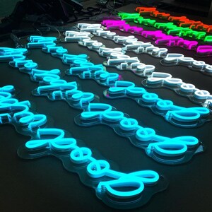 Create Your Own LED Neon Sign: Word, Sentence, Logo - Custom Neon Sign ...