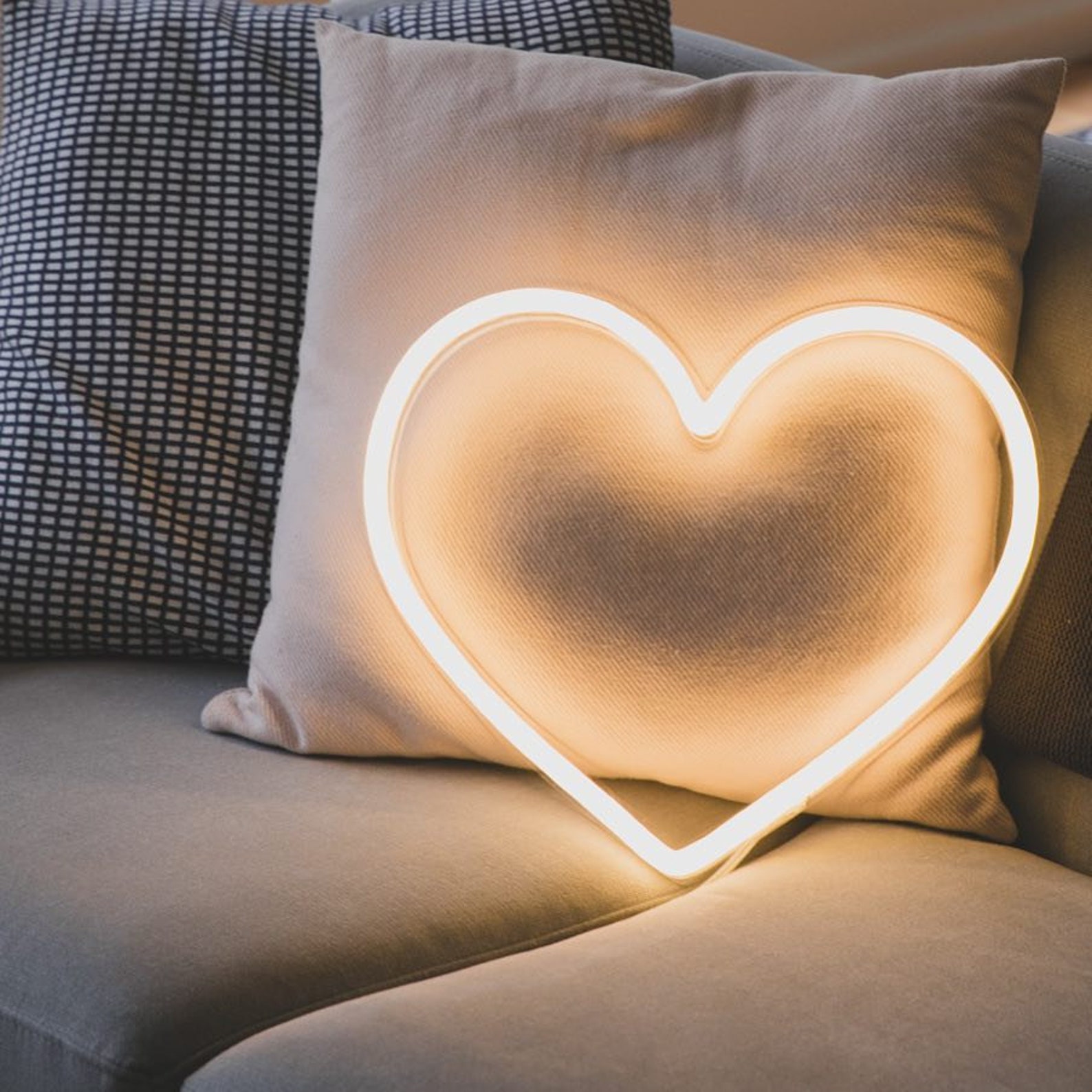 Heart Neon Sign Neon Sign Neon Sign Bedroom Neon Lights | Etsy