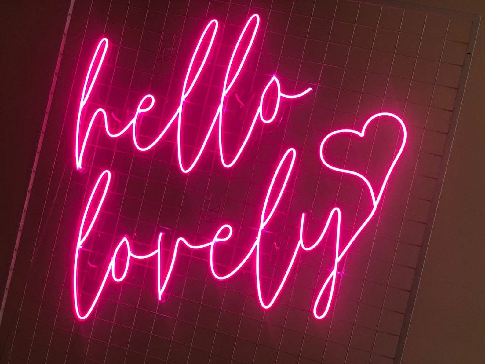 Make a your custom personalized neon sign LED Word Wedding | Etsy