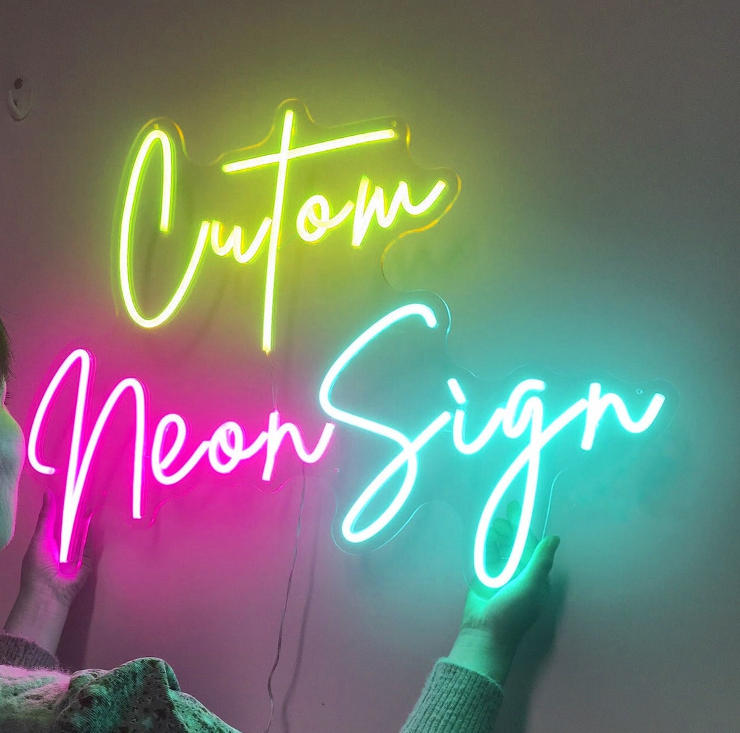 Create Your Quote Custom Neon Sign, Custom Led Sign, Led Sign Custom ...
