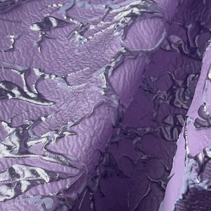 Breathtaking Designer Luxury Lilac Metallic Abstract Brocade Fabric ...
