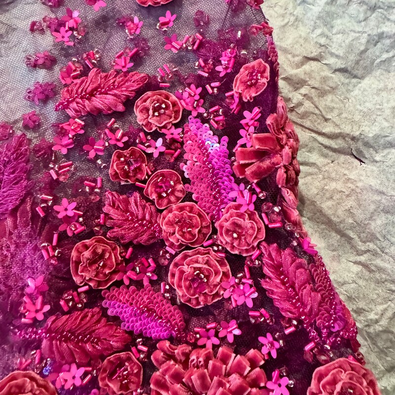 Beaded Velvet Fabric - Etsy