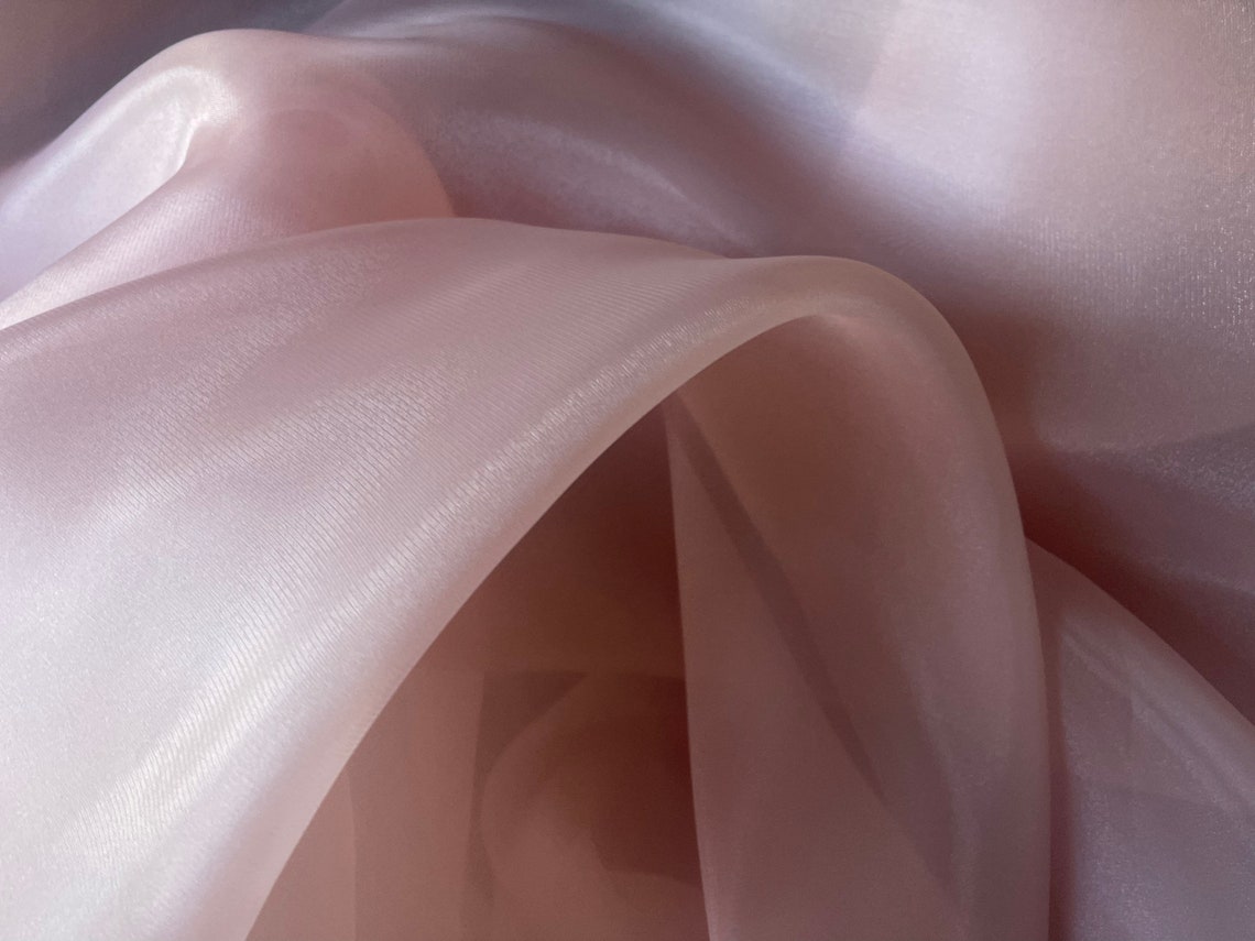 Exquisite Luxury Haute Couture Dusty Rose Organza Fabric - Etsy