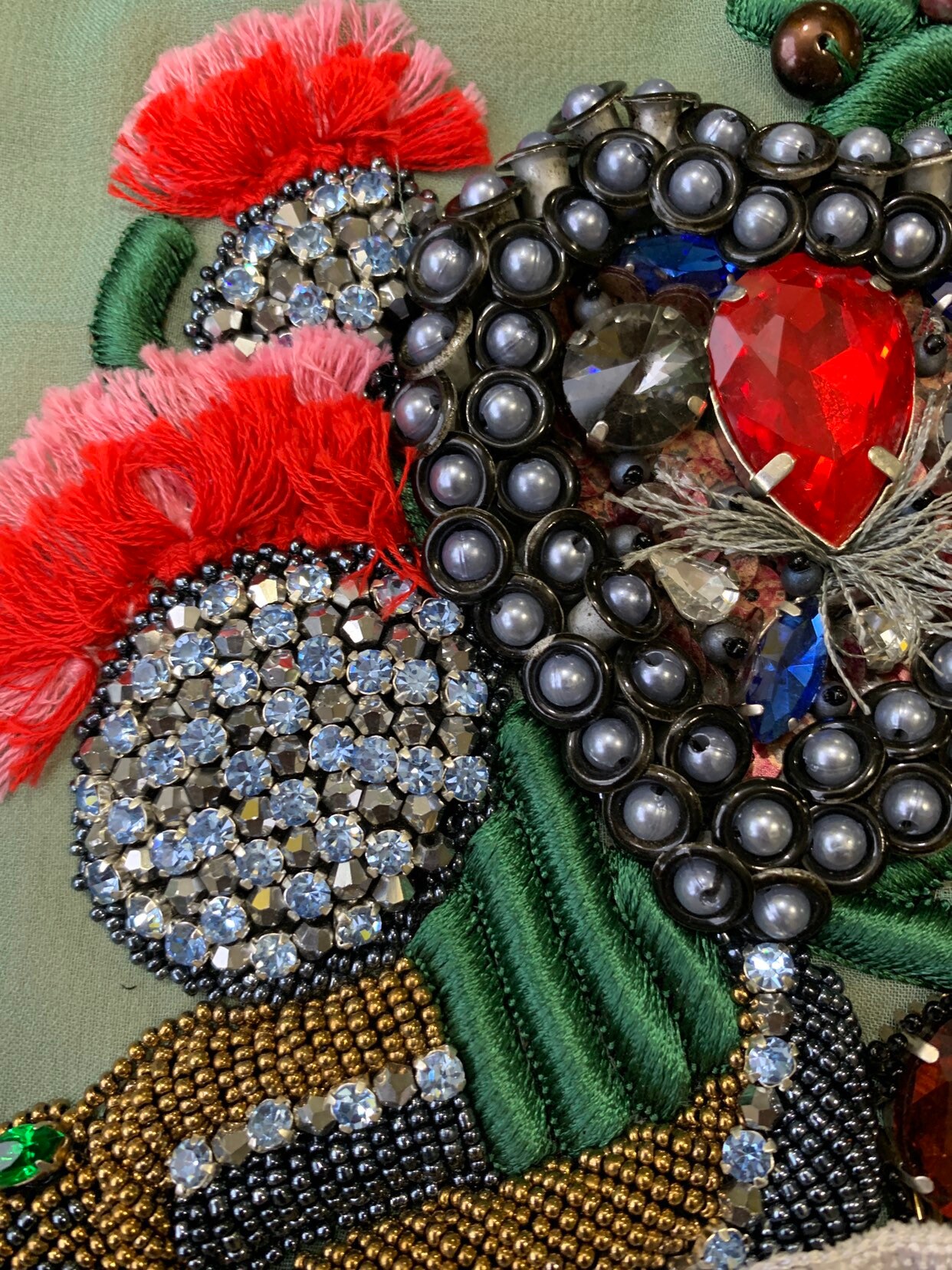 Amazingly Beautiful Hand Made Embroidered Appliqué Embellished - Etsy