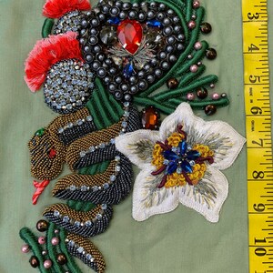 Amazingly Beautiful Hand Made Embroidered Appliqué Embellished - Etsy