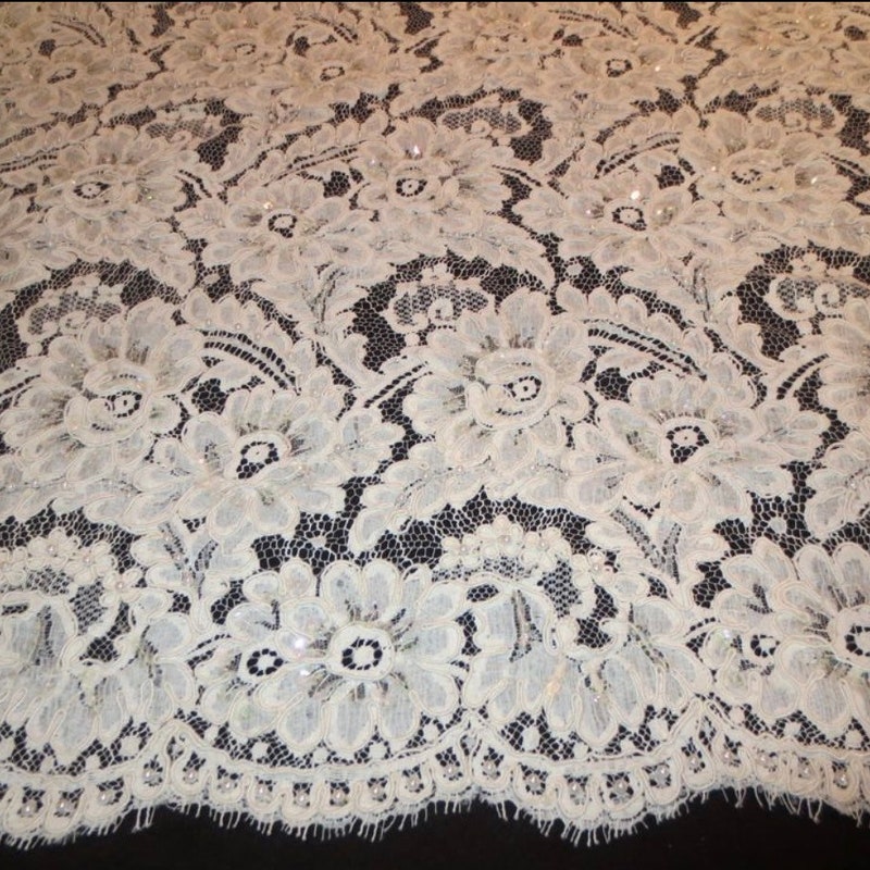 Alencon Lace Fabric - Etsy