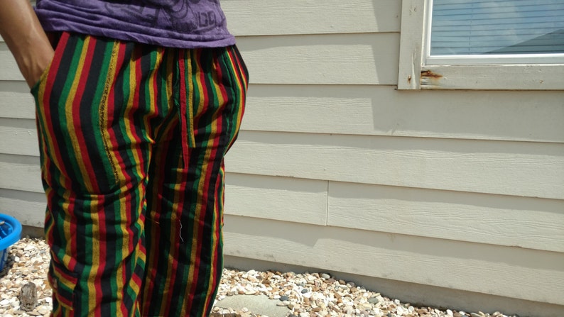 Rasta Hippie Pants - Etsy