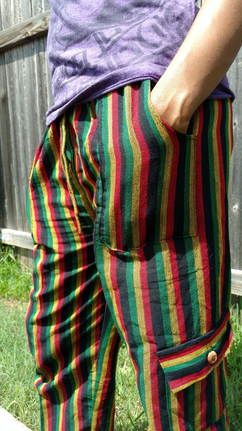 Rasta Hippie Pants - Etsy