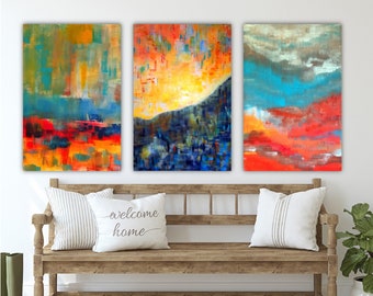 3 Panel Canvas - Etsy