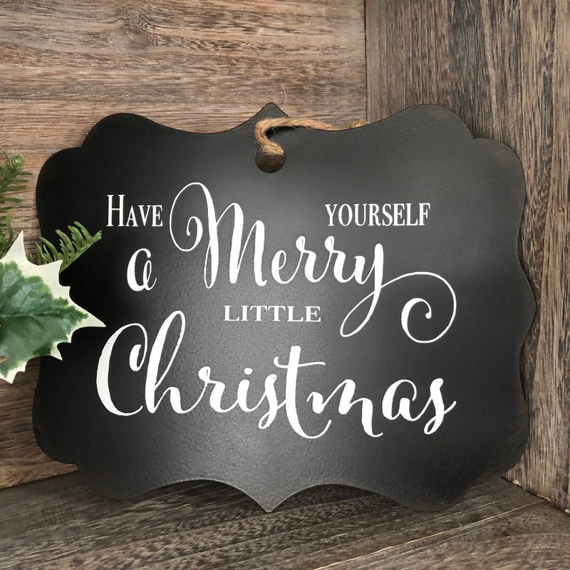 Rustic Holiday Sign - Etsy