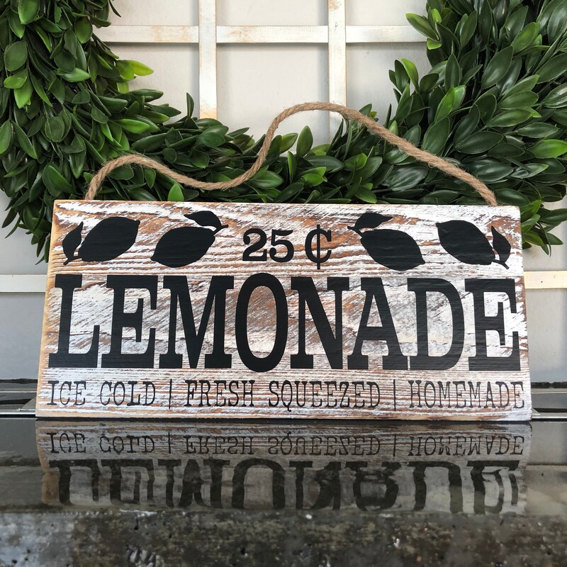 Lemonade 25 Cent Sign - Etsy