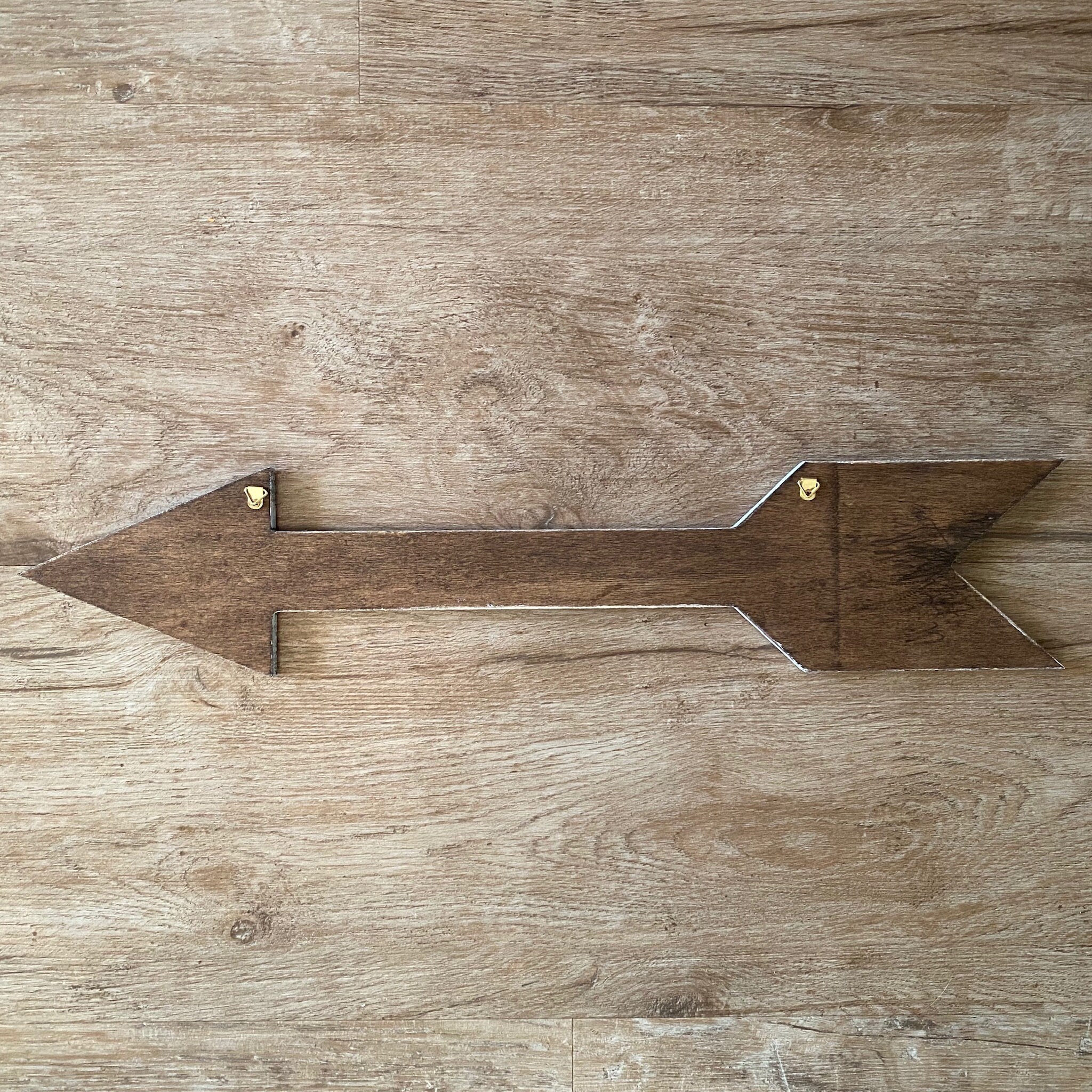 Large Farmhouse Arrow 1 Rustic Distressed Whitewashed Wood - Etsy