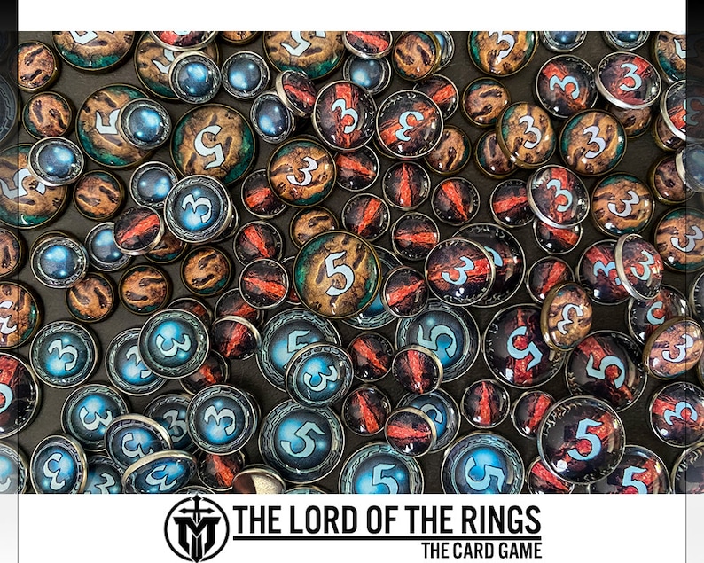 The Lord of the Rings: the Card Game Token Sets (unofficial Product) - Etsy