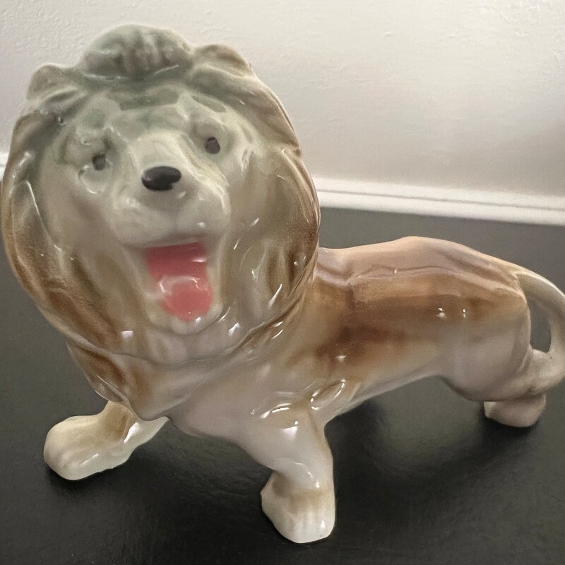 Ceramic Lion - Etsy