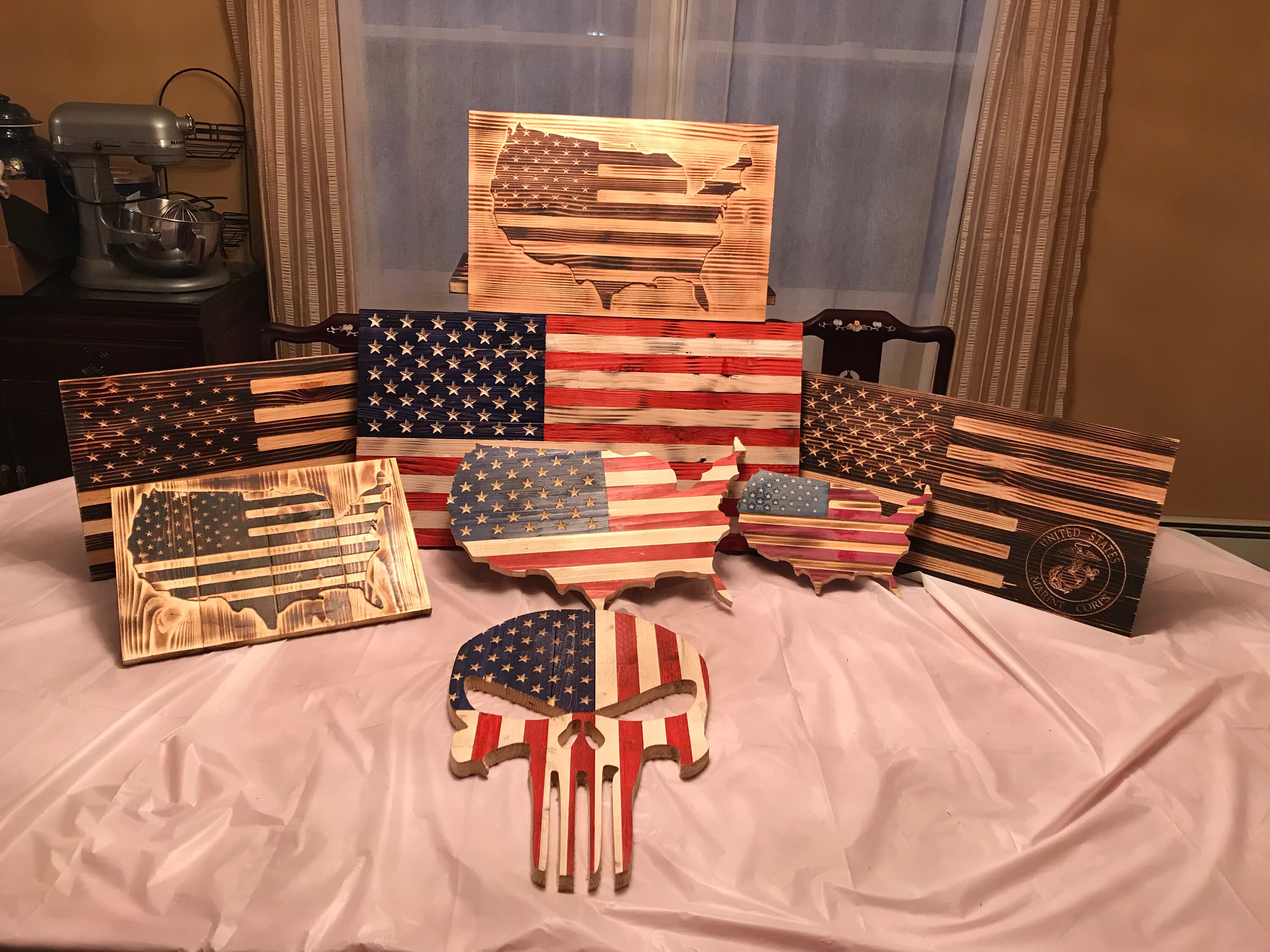 Completely customized Wooden American Flags and Wood Craft | Etsy